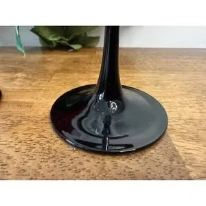 Luminarc | Dining | Vintage Luminarc France Black Stem Wine Glasses Bar ...